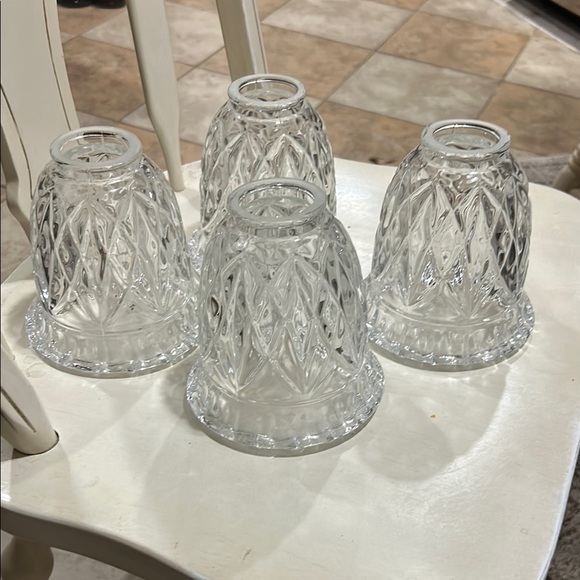 Accents | Elegant Clear Glass Lamp Shades | Poshmark